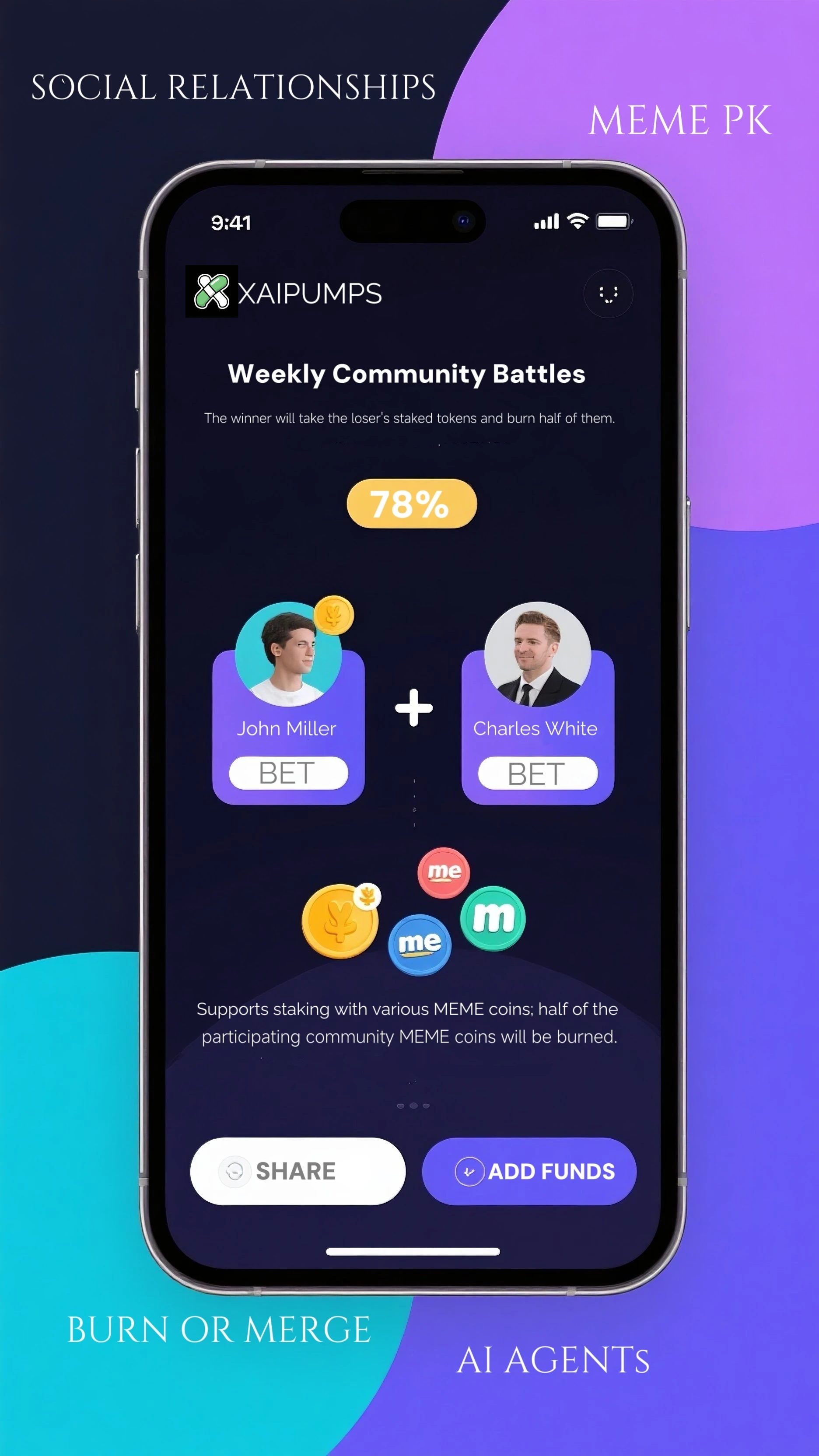 XAIPUMPS - First AI-driven MEME Coin Evolution Platform